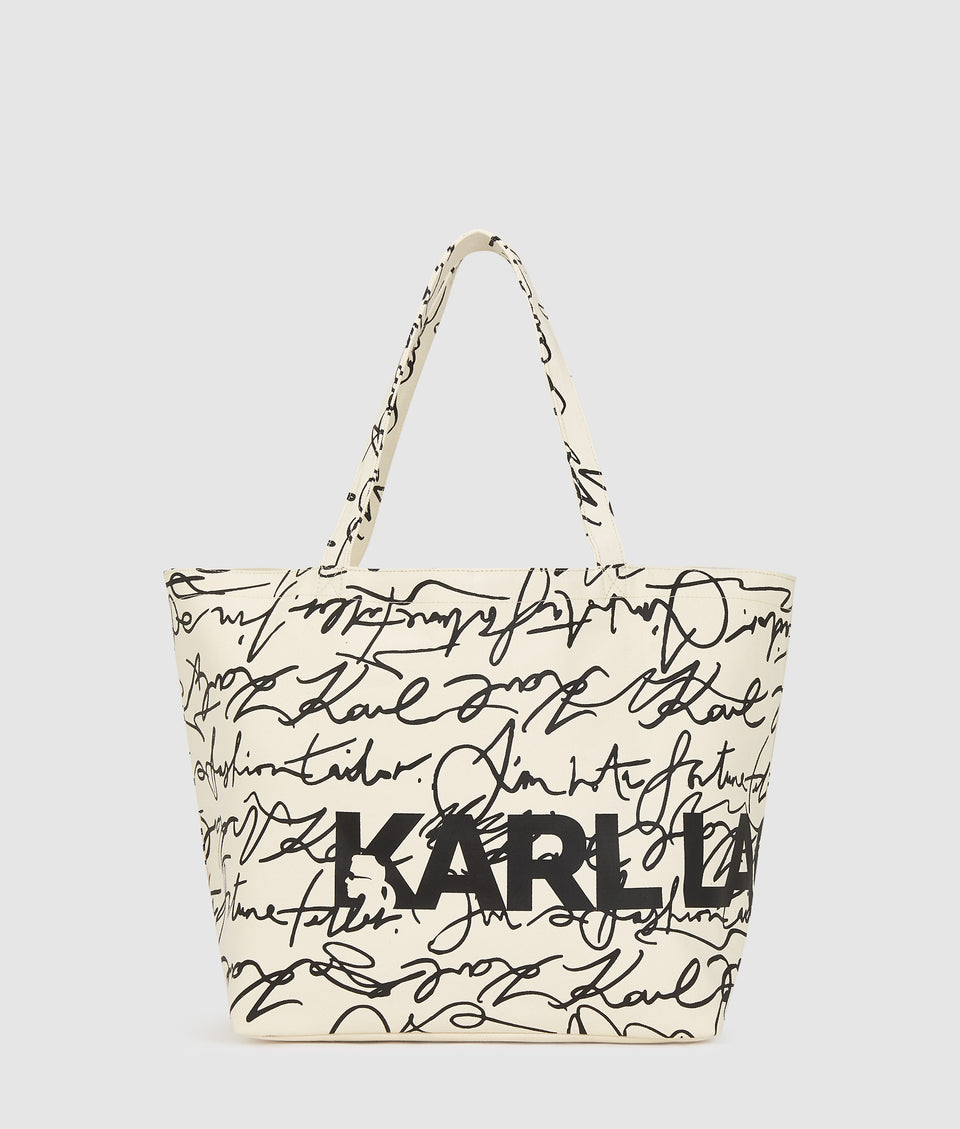 BOLSO SHOPPER CON GARABATOS K/ESSENTIAL | Scribble All Over Print ...