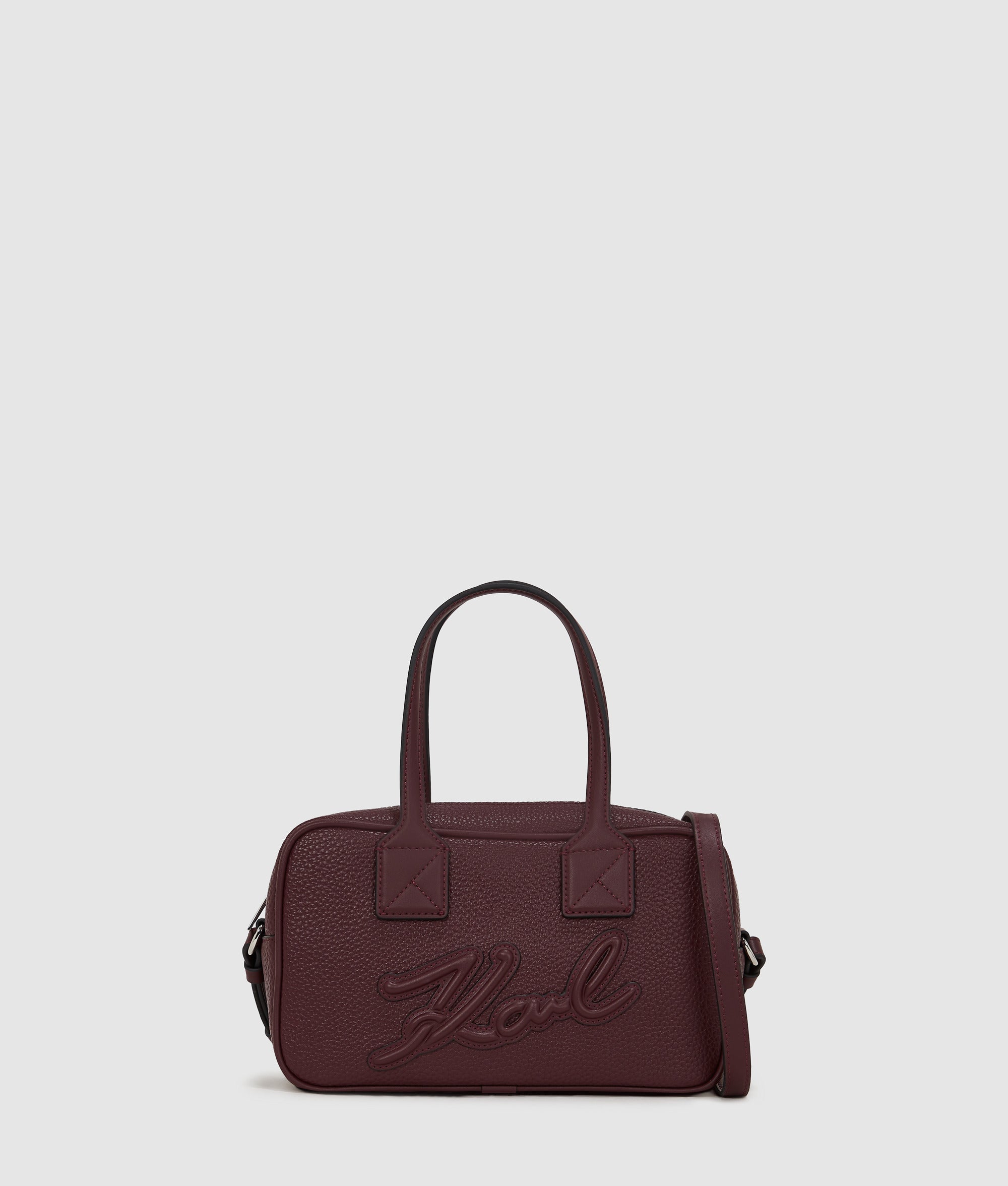 Bolso baúl K/Skuare | Vino Windsor | Mujer | KARL LAGERFELD