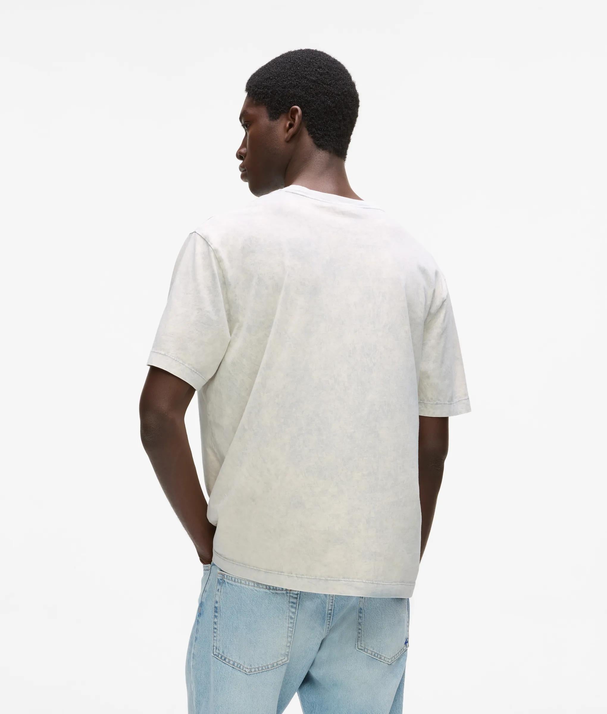 Washed relaxed T-shirt | Micro Chip | Men | KARL LAGERFELD